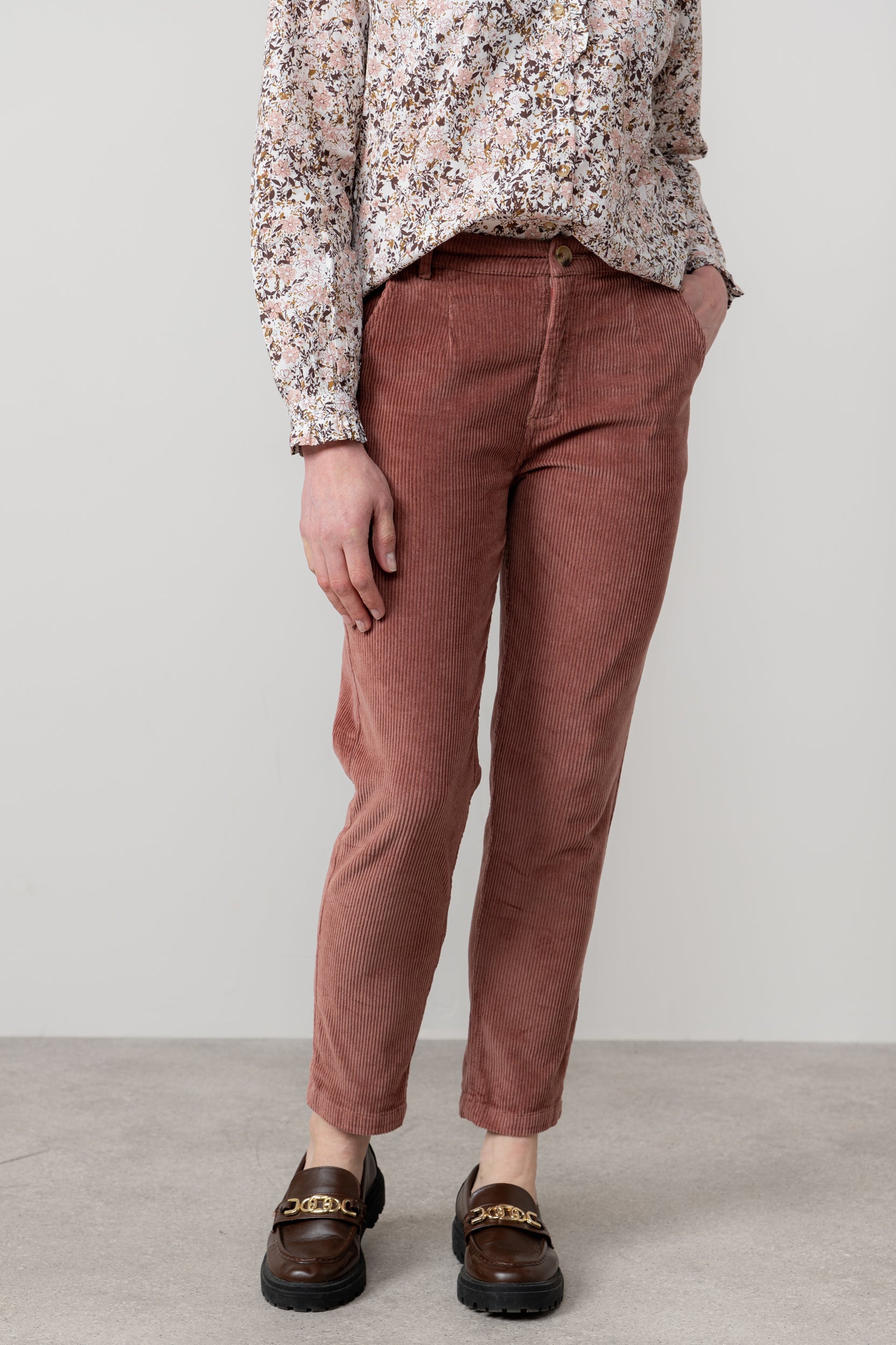 Lily & Me | Brookend Stretch Cord Trouser | Antique Rose– Blossom ...